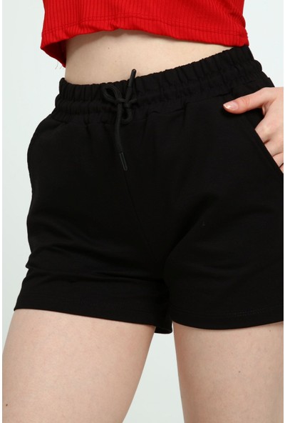 Ewa Moda Cep Detay Compact Spor Şort Ewa Moda Cep Detay Compact Spor Şort