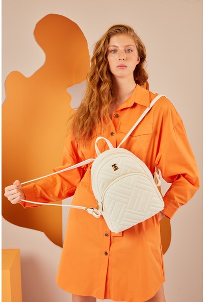 Pierre Cardin Beyaz Kadın Sırt Çantası 05PO22Y1615LSAK By