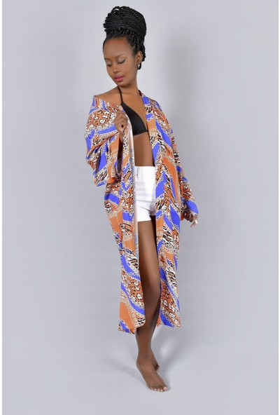 Zeze Otantik Zeze Leopar Kimono