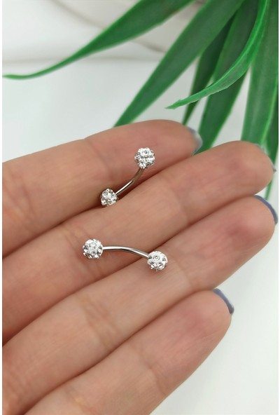 ÇLK Accessories 316 L Cerrahi Çelik Büyük Toplu Taşlı Elips Piercing TRPIERCING082 PIERX200X ÇLK Accessories 316 L Cerrahi Çelik Büyük Toplu Taşlı Elips Piercing TRPIERCING082 PIERX200X