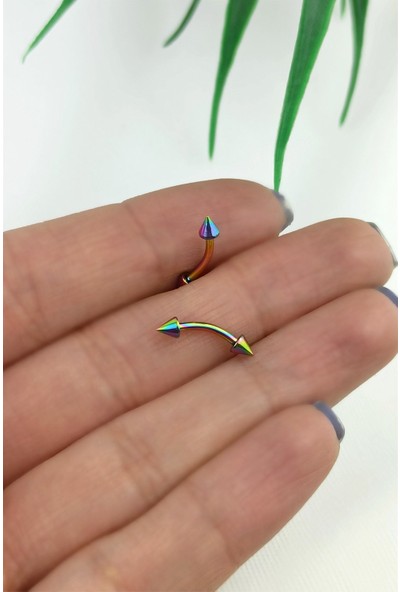 ÇLK Accessories 316 L Cerrahi Çelik Iki Tarafı Üçgen Titanium Elips Piercing TRPIERCING097 PIERX150X ÇLK Accessories 316 L Cerrahi Çelik Iki Tarafı Üçgen Titanium Elips Piercing TRPIERCING097 PIERX150X