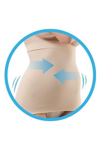 Mycey Doğum Sonrası Toparlayıcı Bel Korsesi Ekru