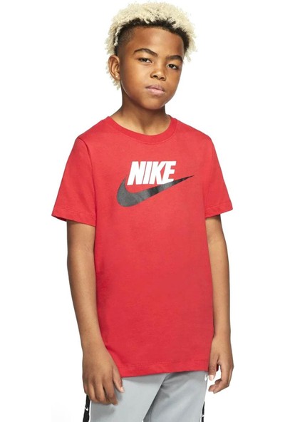 Nike Sportswear Tee Futura Icon Çocuk Kırmızı Çocuk Tişört AR5252-660