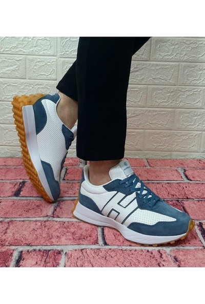 Hammer Jack Merı Mavi Beyaz Hakiki Deri Erkek Sneaker Spor Ayakkabı Hammer Jack Merı Mavi Beyaz Hakiki Deri Erkek Sneaker Spor Ayakkabı