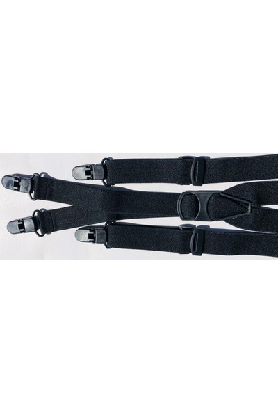 Kemer Sepeti Siyah 4 Klipsli Kadın Erkek Pantolon Askısı Kemer Sepeti Siyah 4 Klipsli Kadın Erkek Pantolon Askısı