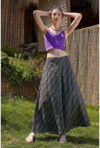 Los Banditos Bohem Tarz Beli Lastikli Bol Paça Pantolon Los Banditos Bohem Tarz Beli Lastikli Bol Paça Pantolon