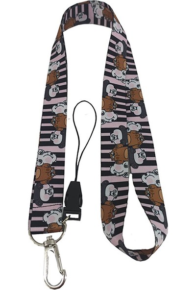 ModaZey 3 Kafadarlar Desenli Boyun Ipi Telefon Askısı ModaZey 3 Kafadarlar Desenli Boyun Ipi Telefon Askısı