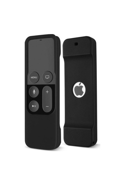 Demo Teknoloji Apple Tv 4. Nesil Tv ile Uyumlu Kumanda Silikonu Kılıfı Koruma Kabı Siyah Demo Teknoloji Apple Tv 4. Nesil Tv ile Uyumlu Kumanda Silikonu Kılıfı Koruma Kabı Siyah