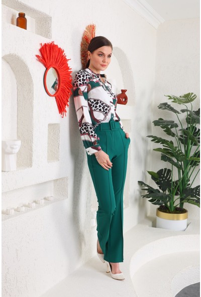 Ewa Moda Jessica Gömlek & Pantolon & Kemer Takım