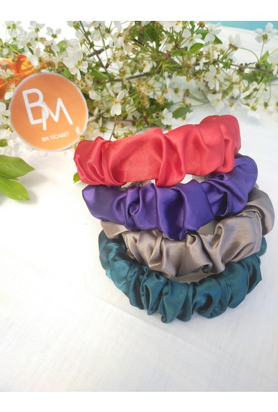 BM Ticaret 4'lü Saten Büzgülü Taç Seti BM Ticaret 4'lü Saten Büzgülü Taç Seti