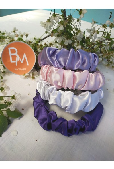 BM Ticaret 4'lü Saten Büzgülü Taç Seti BM Ticaret 4'lü Saten Büzgülü Taç Seti