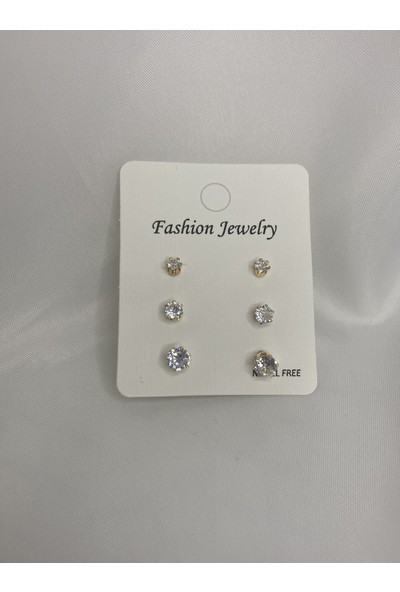 Sevcan'ın Hayal Dünyası Yuvarlak Zirkon Küpe