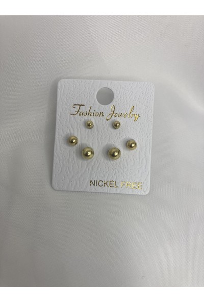 Sevcan'ın Hayal Dünyası Metal Top Küpe