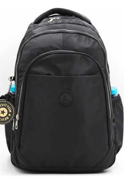 Case Club Diagonel Su Geçirmez Kumaş Sırt Çantası - Siyah Case Club Diagonel Su Geçirmez Kumaş Sırt Çantası - Siyah