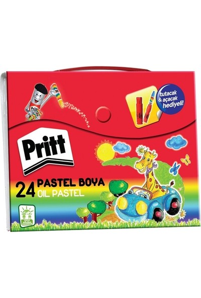 Pritt Pastel Boya Çantalı 24'lü Pritt Pastel Boya Çantalı 24'lü