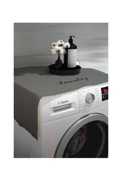 Edgar Laundry Nakışlı Gri Çamaşır Makinesi Örtüsü Edgar Laundry Nakışlı Gri Çamaşır Makinesi Örtüsü