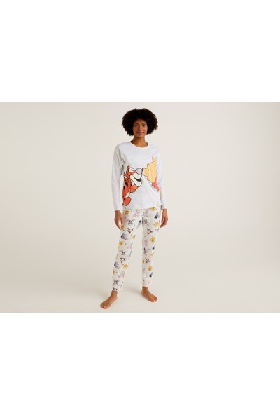 Benetton Winnie The Pooh Baskılı Pijama Üst