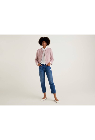 Benetton Püsküllü Tüvit Ceket