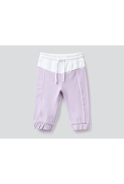 Benetton Renk Bloklu Eşofman Altı