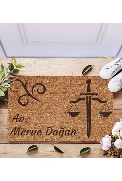 Df Event Desing Kişiye Özel Avukatlık Bürosu Temalı Kapı Önü Paspası 1