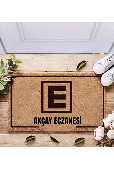 Df Event Desing Kişiye Özel Eczane Logolu Kapı Önü Kapı Paspası 1