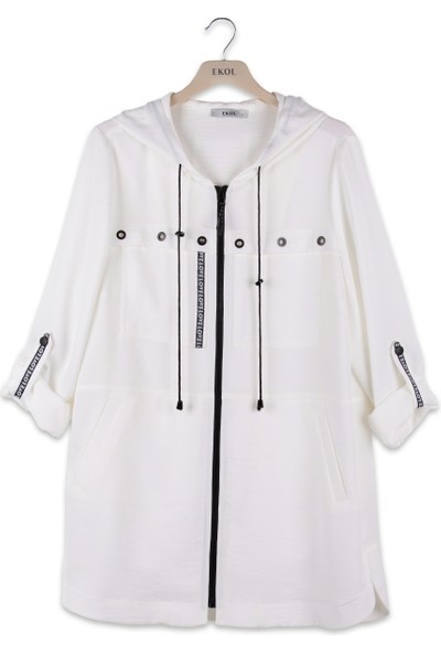 Ekol Kapüşonlu Trençkot