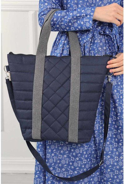 Moda Çizgi Askılı Çanta,lacivert,c-32 Moda Çizgi Askılı Çanta,lacivert,c-32