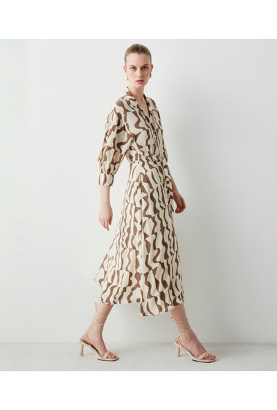 Geometrik Desen Elbise