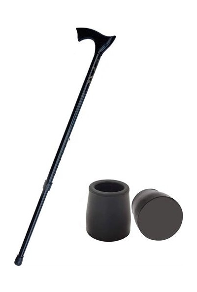 Transformacion Pongnas Siyah Yükseklik Ayarlanabilir Metal Baston 716392 Transformacion Pongnas Siyah Yükseklik Ayarlanabilir Metal Baston 716392