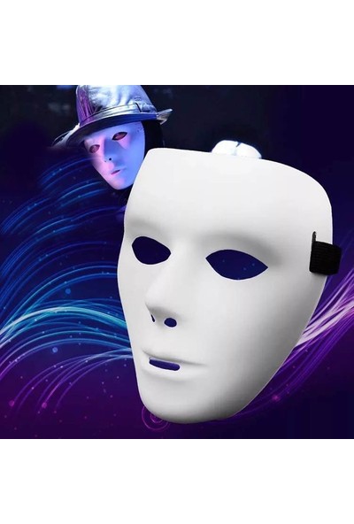 Renklidükkan Pandomim Tiyatro Maskesi