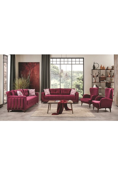 Ferdore Azra Geniş Taban Koltuk Takımı