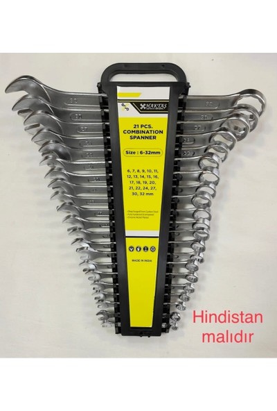 Haktaş Kombine Anahtar Takımı 21 Li