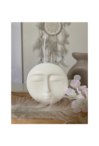 Surat Adam Mum - Moon Face Soya Mumu - El Yapımı Surat Adam Mum - Moon Face Soya Mumu - El Yapımı