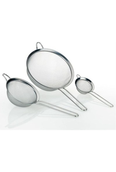 5DM 3 Lü Paslanmaz Çelik Süzgeç Seti - Süt Süzgeci