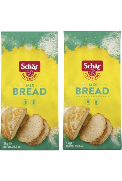 Schar Mix B Glutensiz Karışık Ekmek Unu 1 kg x 2'li