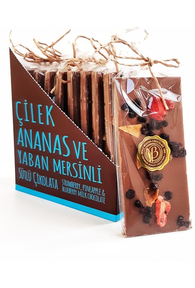 CK195 Sütlü Meyveli (Çilek-Ananas-Yaban Mersini) Tablet Çikolata 60GR CK195 Sütlü Meyveli (Çilek-Ananas-Yaban Mersini) Tablet Çikolata 60GR