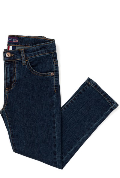 U.S. Polo Assn. Erkek Çocuk Navy Rinse Denim Pantolon 50254277-DN0029