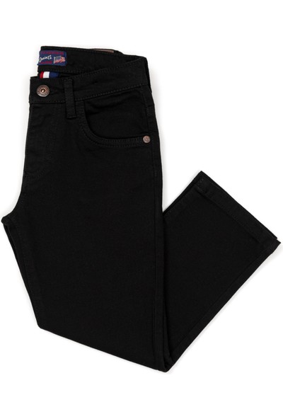 U.S. Polo Assn. Erkek Çocuk Siyah Denim Pantolon