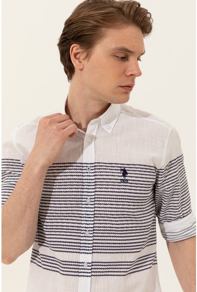 U.S. Polo Assn. Erkek Lacivert Gömlek Uzunkol 50247608-VR033 U.S. Polo Assn. Erkek Lacivert Gömlek Uzunkol 50247608-VR033