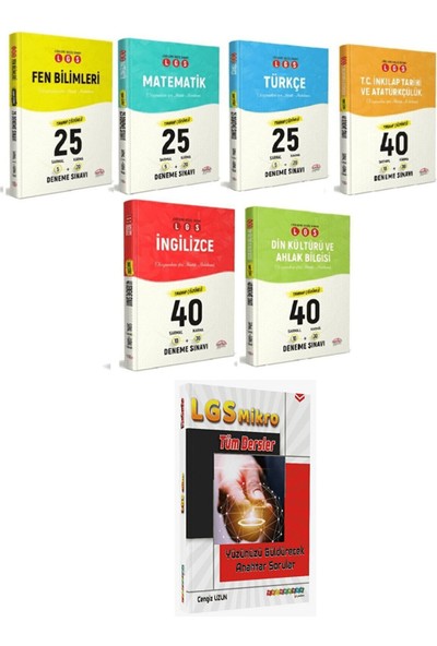 8.sınıf Lgs Branş Deneme Seti ve Lgs Tüm Dersler Soru Bankası 7 Kitaplık Set Editör Yayınları 8.sınıf Lgs Branş Deneme Seti ve Lgs Tüm Dersler Soru Bankası 7 Kitaplık Set Editör Yayınları