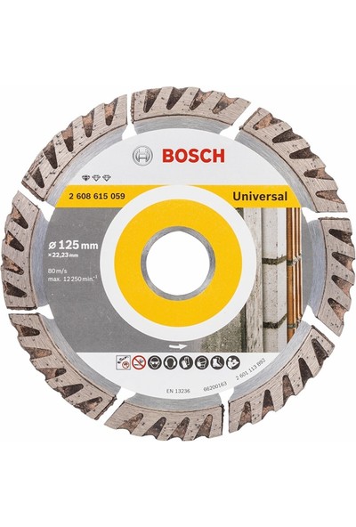 Bosch Standard For Universal 125 mm Elmas Kesme Diski Bosch Standard For Universal 125 mm Elmas Kesme Diski