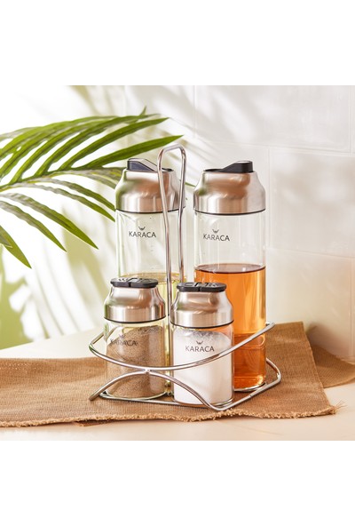 Karaca Dimple Steel 5 Parça Salata Seti