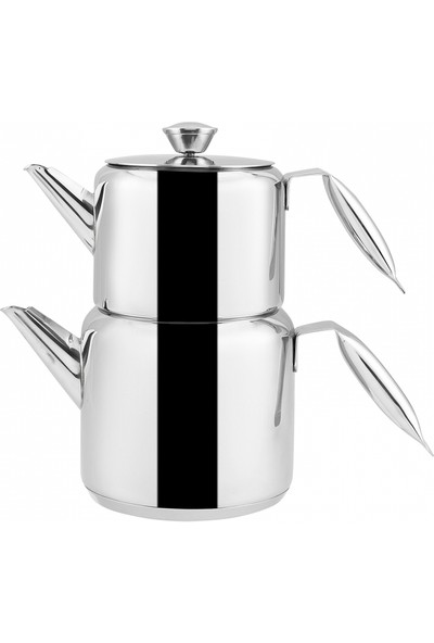 Karaca Granada Midi Çelik Çaydanlık Takımı Karaca Granada Midi Çelik Çaydanlık Takımı