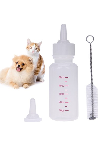 HGüneyli Yavru Kedi ve Köpekler Için Pet Biberon Seti HGüneyli Yavru Kedi ve Köpekler Için Pet Biberon Seti