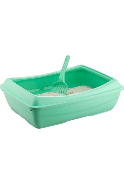 HGüneyli Mikopet Büyük Kedi Tuvaleti Yeşil