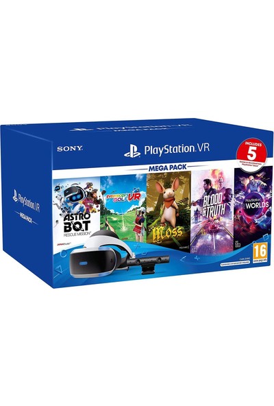 Sony PlayStation VR Mega Pack MK5 Ps4 & Ps5 Uyumlu (Sony Eurasia Garantili) Sony PlayStation VR Mega Pack MK5 Ps4 & Ps5 Uyumlu (Sony Eurasia Garantili)