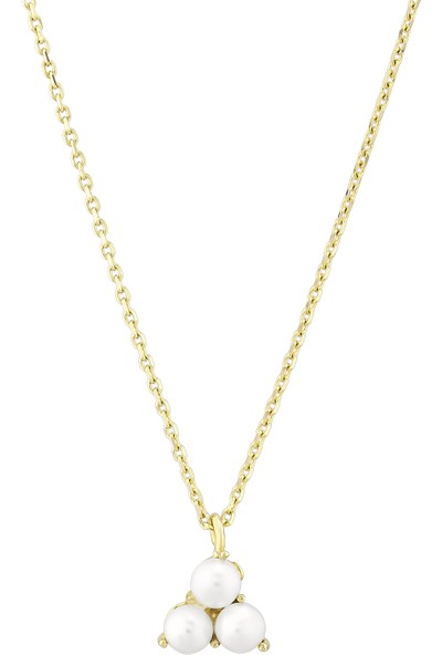 Altın Üçlü Inci Kolye Altın Üçlü Inci Kolye