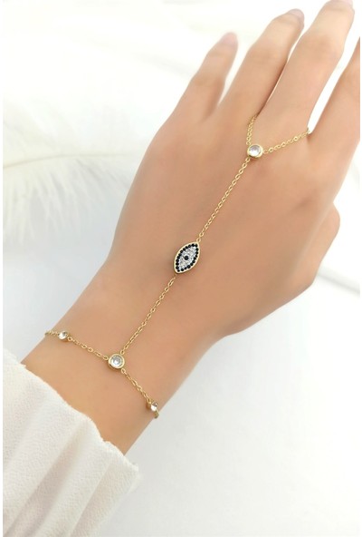 Çelik Taşlı Göz Şahmeran Bileklik TRBILEK7952