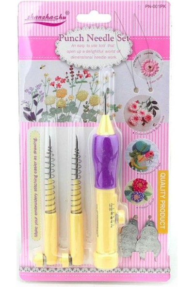 Tuhafiye Dünyası Panç (Punch) Iğnesi Seti Tuhafiye Dünyası Panç (Punch) Iğnesi Seti