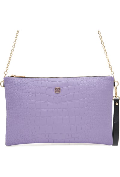 Desa Orlan Lila Kadın Portföy Çanta